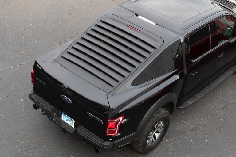 Ford F-150 With Mustang Mach 1-Inspired Fastback Bed Cap Just Looks ...