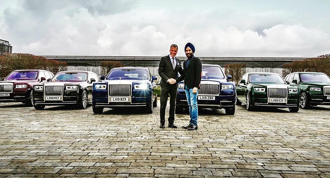 Billionaire Buys Six New Rolls-Royces In Colors That Match His Turbans ...