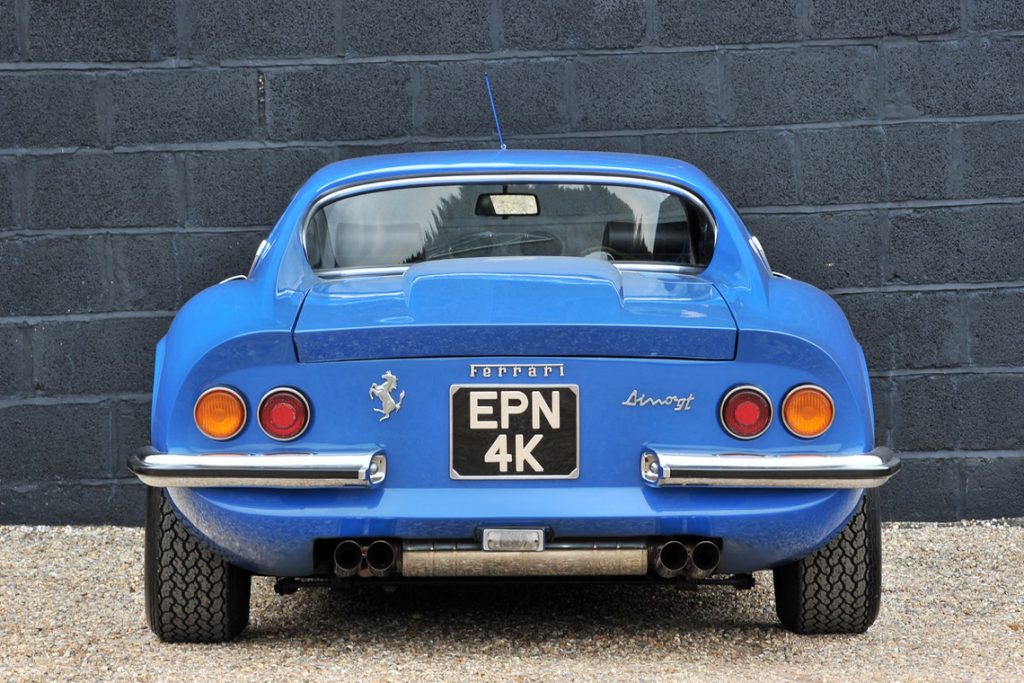 Blue 1972 Ferrari Dino In RHD Could Fetch As Much As $360,000 | Carscoops