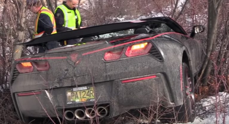 Elderly Corvette Driver Injured After Veering Off Highway And Crashing ...