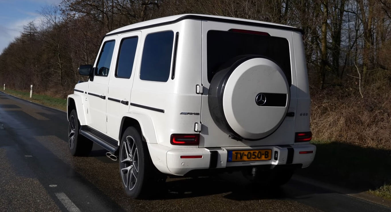 Watch The Big, Boxy Mercedes-AMG G63 Go Like The Clappers | Carscoops