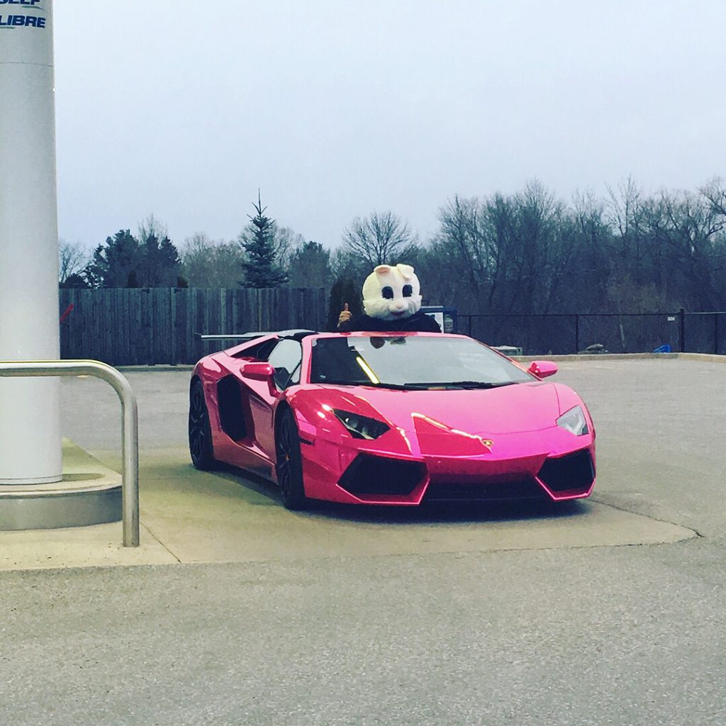 Chrome Pink Lambo Aventador Clocked At 104 Mph (168 Km/h) On Frigid ...