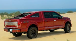 Ford F-150 With Mustang Mach 1-Inspired Fastback Bed Cap Just Looks ...
