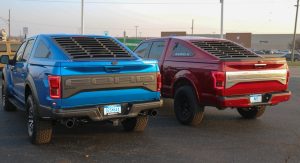 Ford F-150 With Mustang Mach 1-Inspired Fastback Bed Cap Just Looks ...