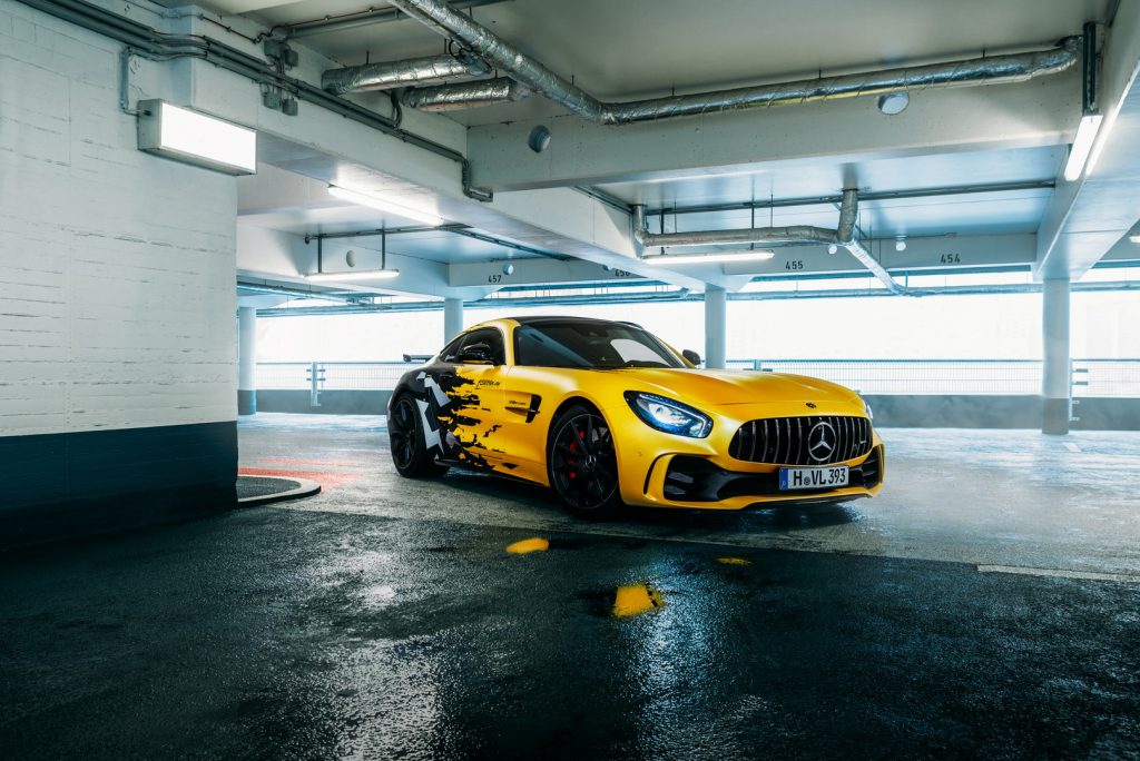 Fostla’s Mercedes-AMG GT R Gets 641 HP, Urban-Camo-And-Yellow Wrap ...