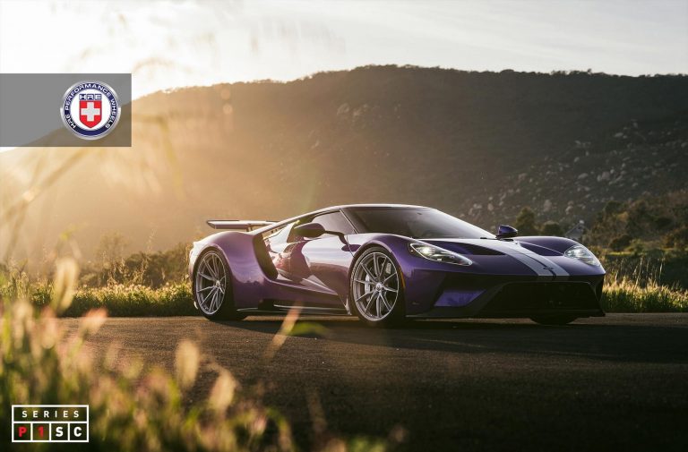Purple Ford GT On Huge Wheels Doesn’t Really Work, Wouldn’t You Say ...