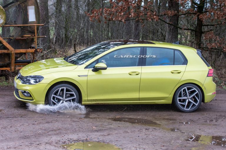 2020 Volkswagen Golf Mk8 Photographed Virtually Undisguised From All ...