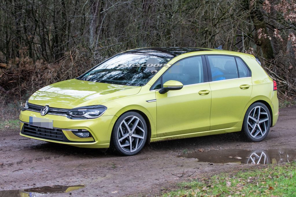 2020 Volkswagen Golf Mk8 Photographed Virtually Undisguised From All ...