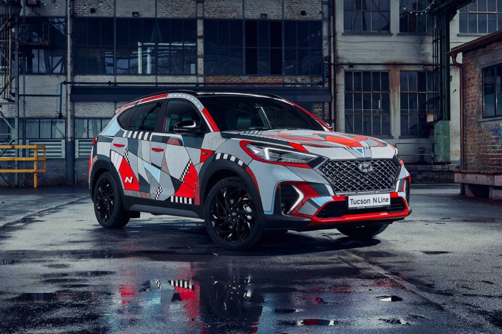 Hyundai Marks Tucson N Line Launch With “Drive A Statement” Art Car ...