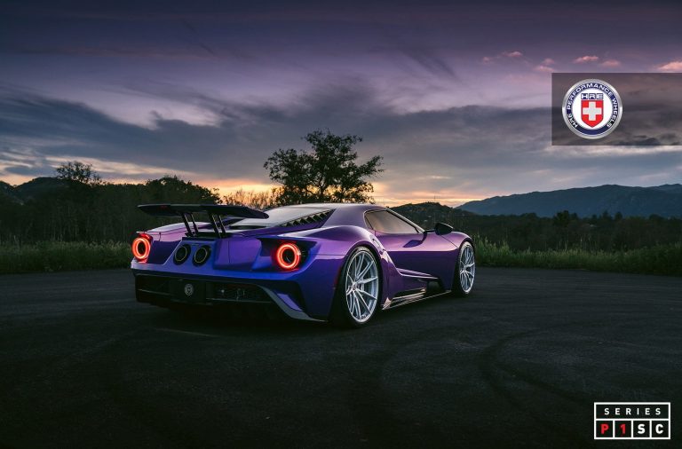 Purple Ford GT On Huge Wheels Doesn’t Really Work, Wouldn’t You Say ...