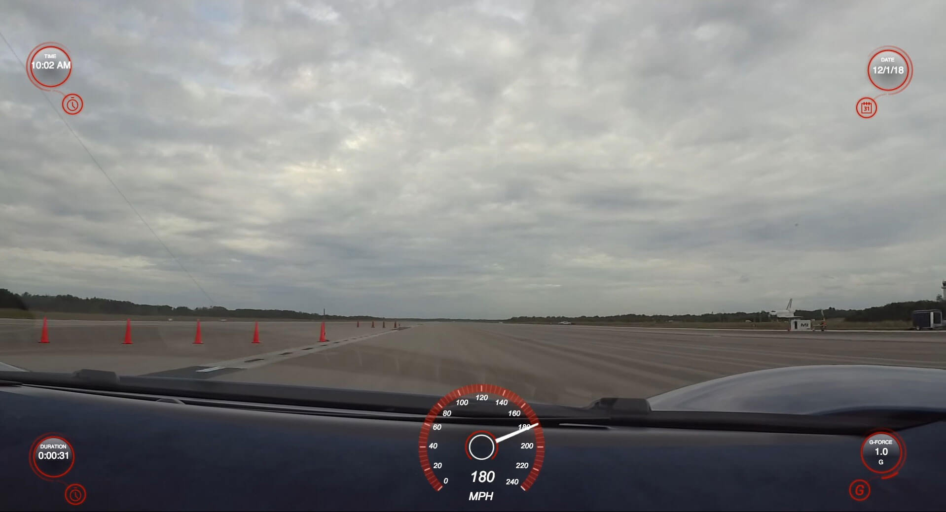 Ford GT Does A Standing Mile Run, Hits A Nice, Round 180 Mph | Carscoops