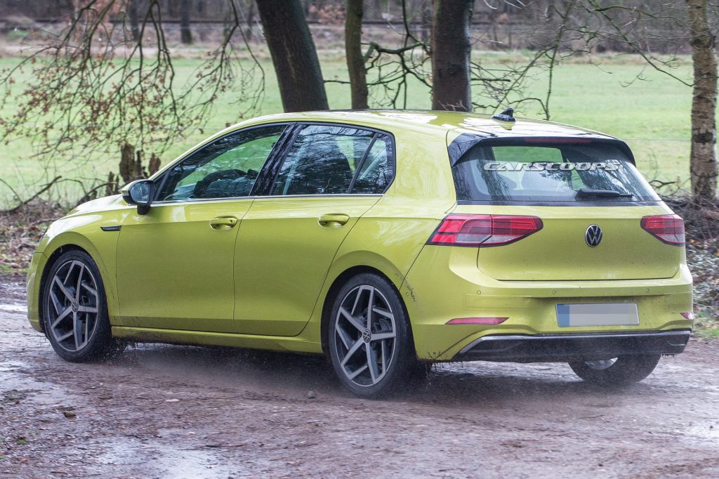 2020 Volkswagen Golf Mk8 Photographed Virtually Undisguised From All ...
