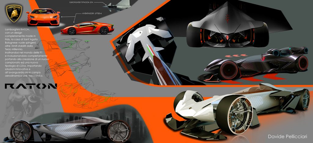 Lamborghini Raton Is A Proposal For A New Breed Of Racer Cars | Carscoops