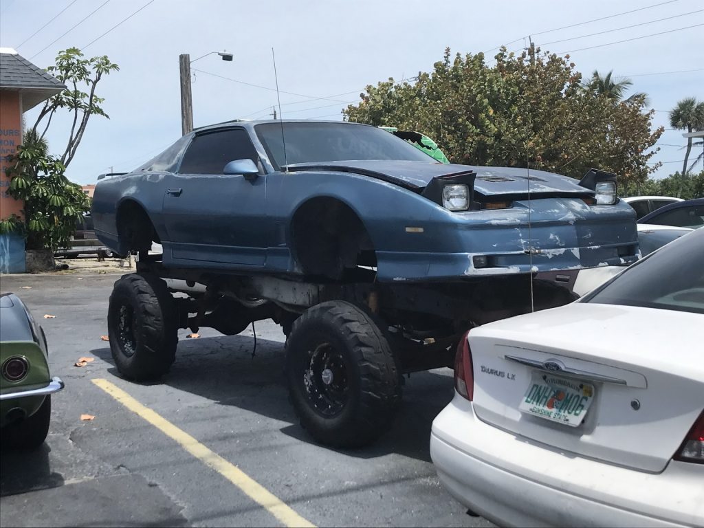Fright Rider: Weird Truck With Pontiac Firebird Body Spotted In Florida ...