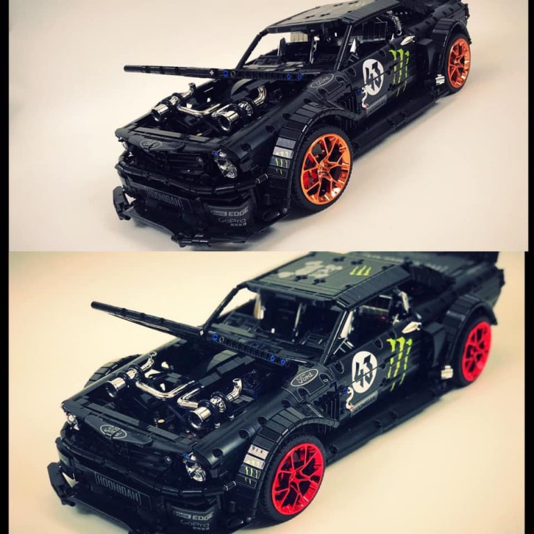 Creative Fan Builds A Working Ford Mustang Hoonicorn V2 From LEGOs ...