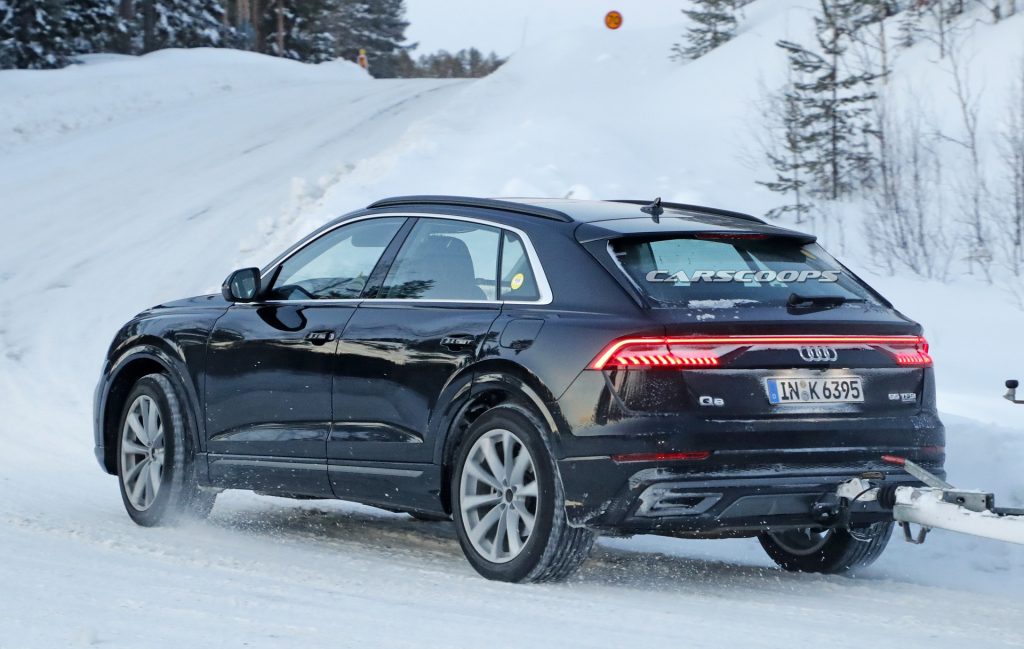 Audi Q8 Plug-In Hybrid Model Looks Ready To Join The Range | Carscoops