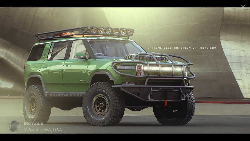 The Rivian R1S Looks Good As A Hardcore Off-Roading Machine | Carscoops