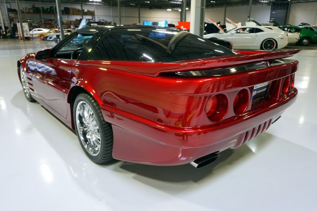 Candy Apple Red 1989 Corvette With “Custom” Body Kit Goes For… $50K ...