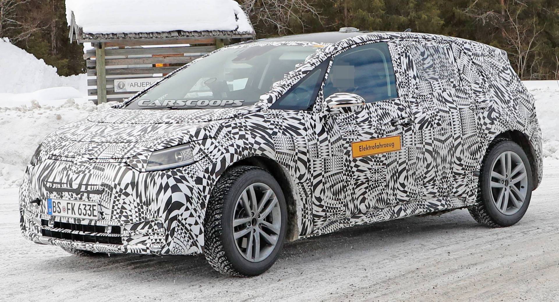 VW ID Electric Hatch Spied Again, Will Offer Three Battery Options ...