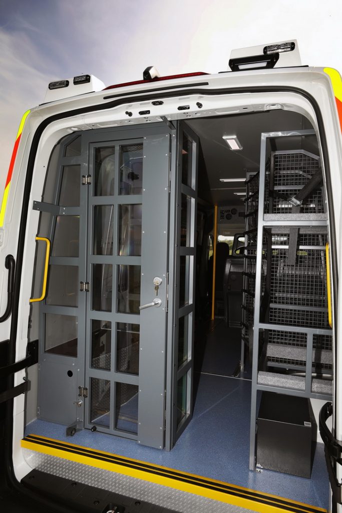 VW Crafter Riot Van Comes With Police-Spec Updates – And A Prison Cell ...
