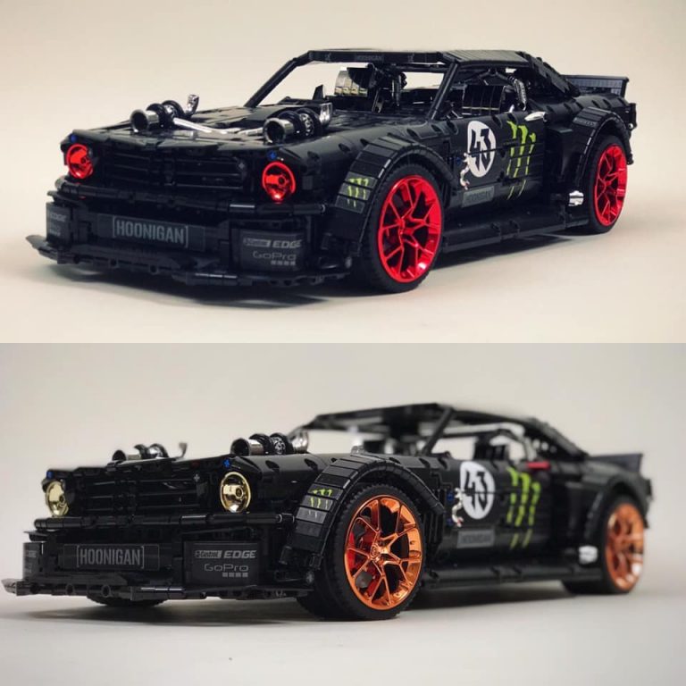 Creative Fan Builds A Working Ford Mustang Hoonicorn V2 From LEGOs ...