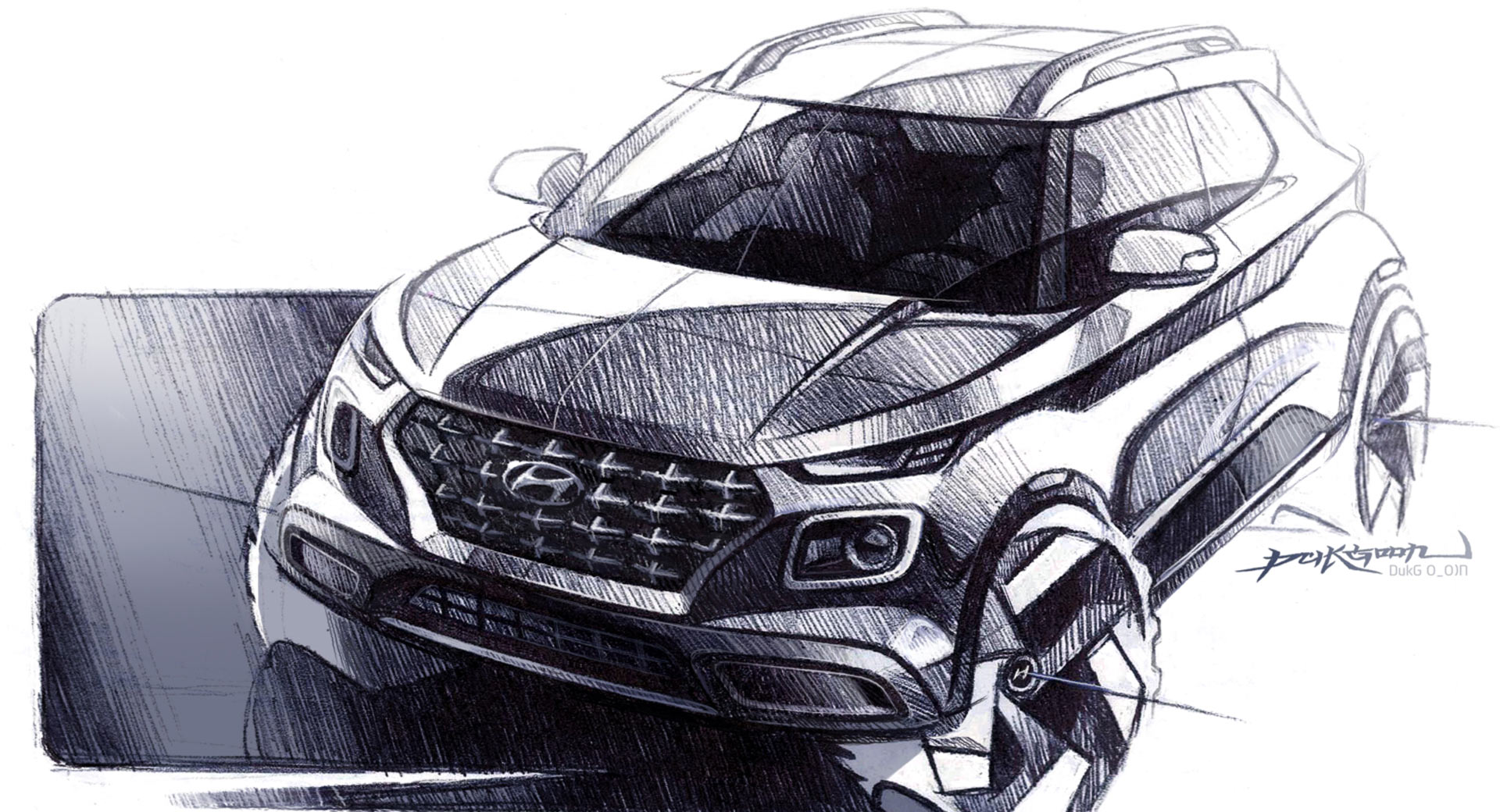 Hyundai Releases Venue SUV Sketches Before April 17 Debut | Carscoops