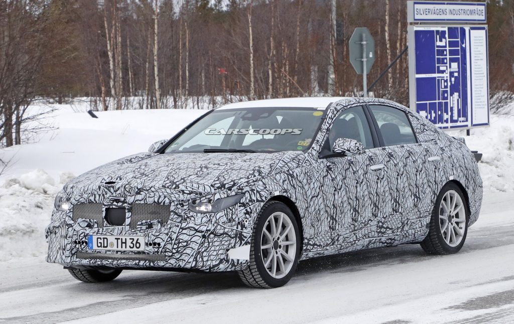 All-New Mercedes C-Class Caught Testing In PHEV Guise | Carscoops