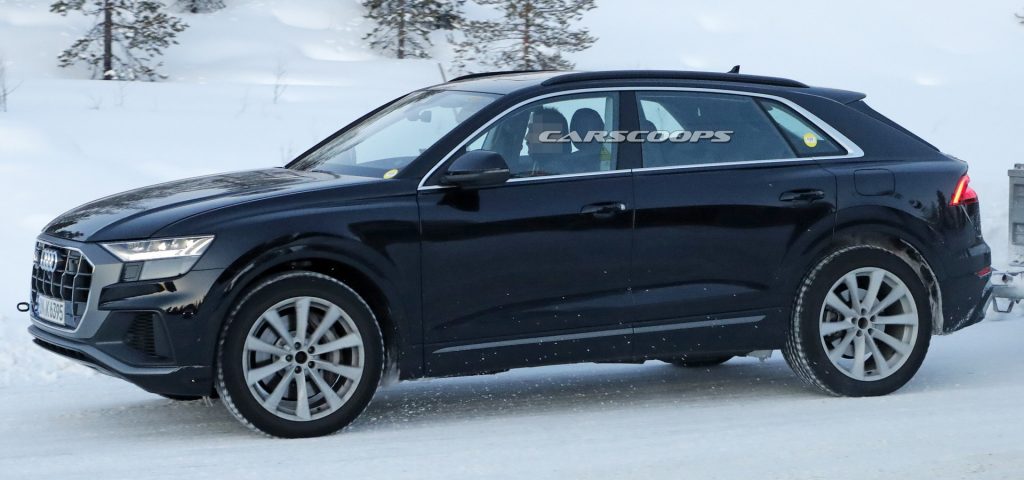 Audi Q8 Plug-In Hybrid Model Looks Ready To Join The Range | Carscoops