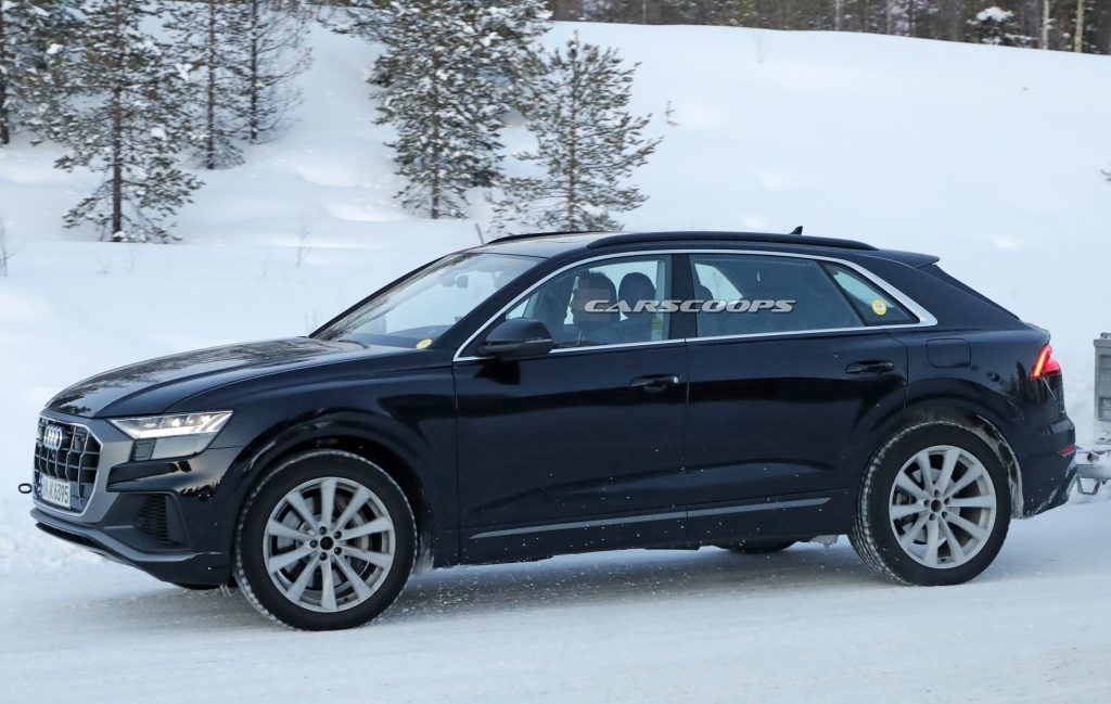 Audi Q8 Plug-In Hybrid Model Looks Ready To Join The Range | Carscoops