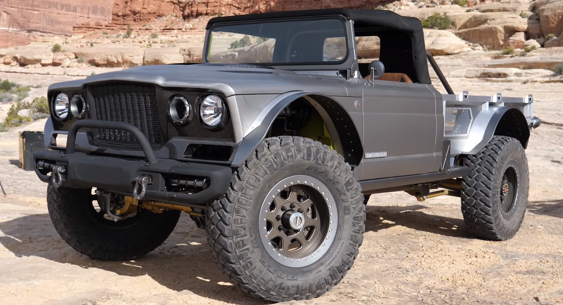 Jeep’s M-715 Five-Quarter Concept Has Hellcat Power, Carbon Bodywork ...