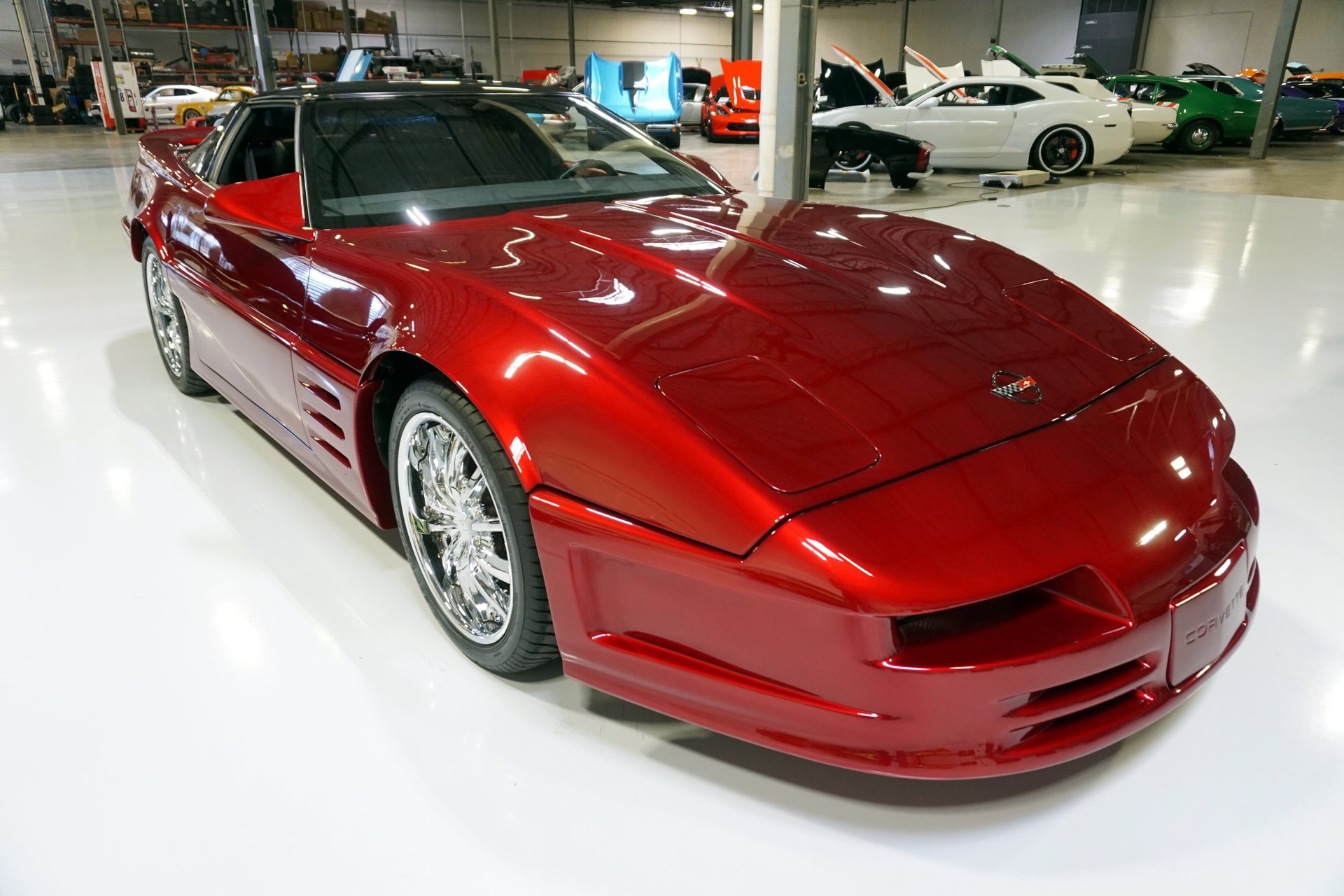Candy Apple Red 1989 Corvette With “Custom” Body Kit Goes For… $50K ...