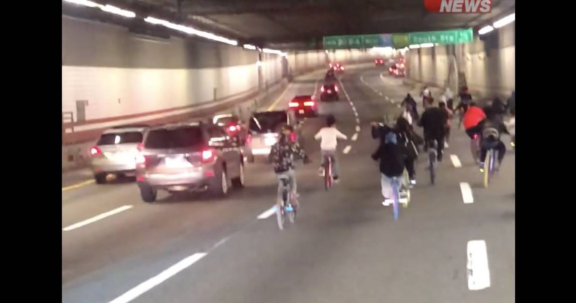 Boston’s O’Neill Tunnel Invaded By Dozens Of Teen Cyclists, Police ...