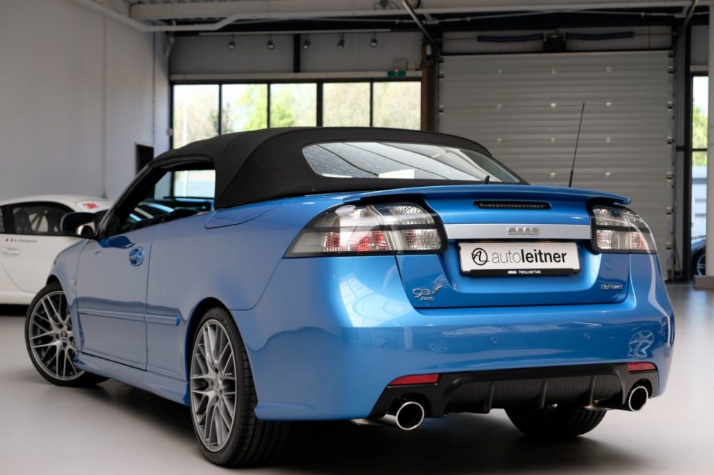 One-Of-One 2012 Saab 9-3 Cabriolet Sky Blue Edition Sold For $66,500 ...