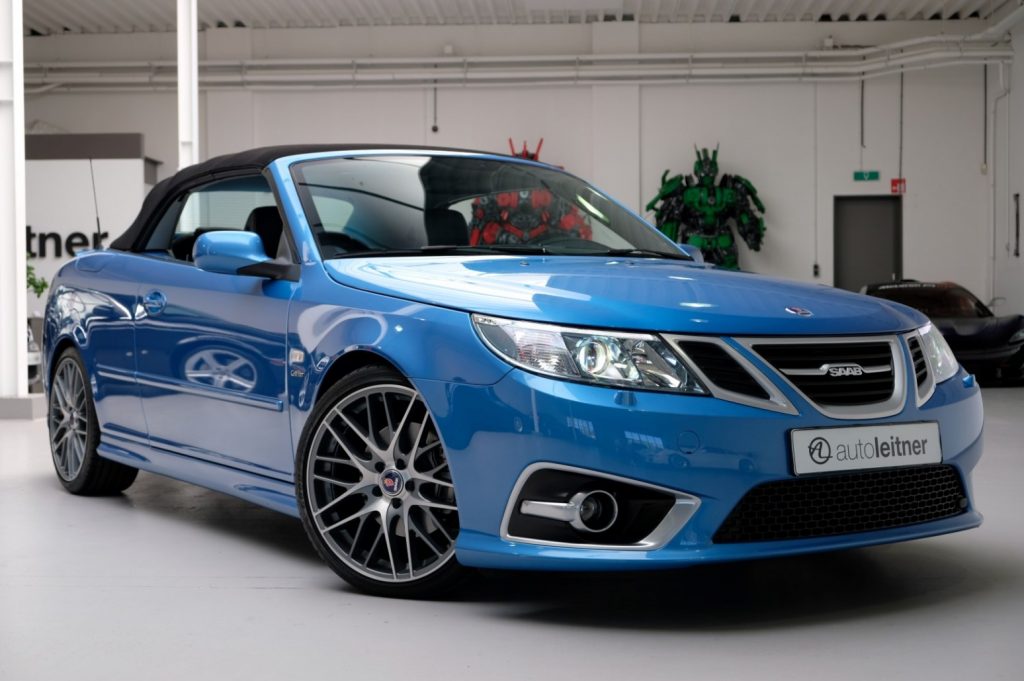 One-Of-One 2012 Saab 9-3 Cabriolet Sky Blue Edition Sold For $66,500 ...