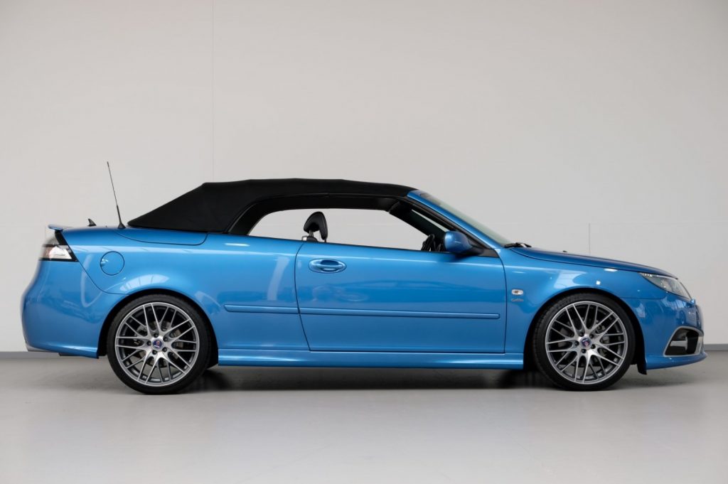 One-Of-One 2012 Saab 9-3 Cabriolet Sky Blue Edition Sold For $66,500 ...