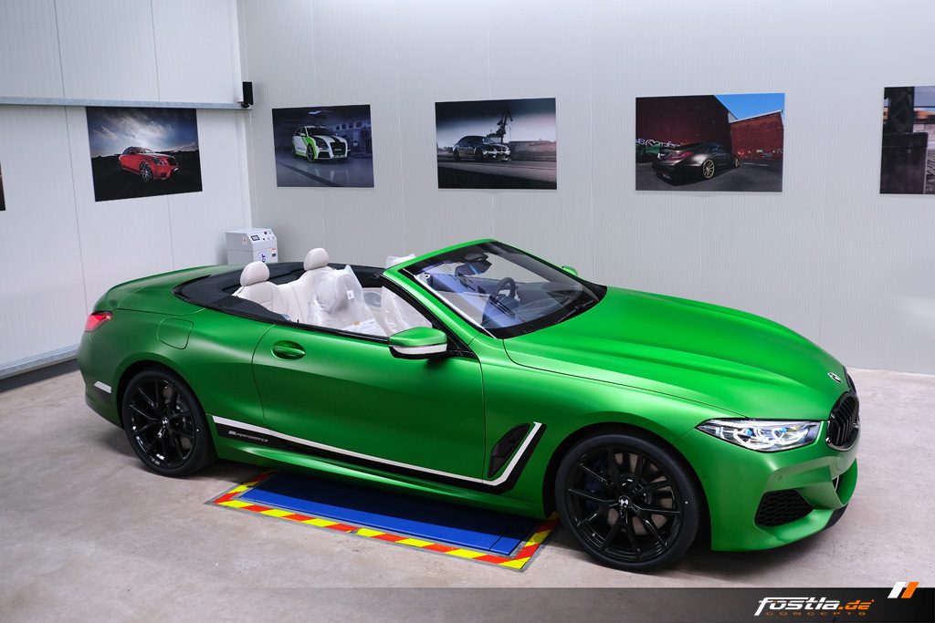 BMW M850i Cabrio Goes Green… Matte Krypton Green That Is | Carscoops
