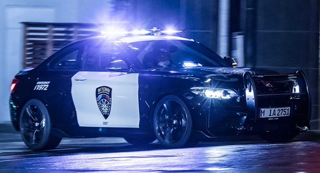 BMW Introduces One-Off M2 Police Car For M Town | Carscoops