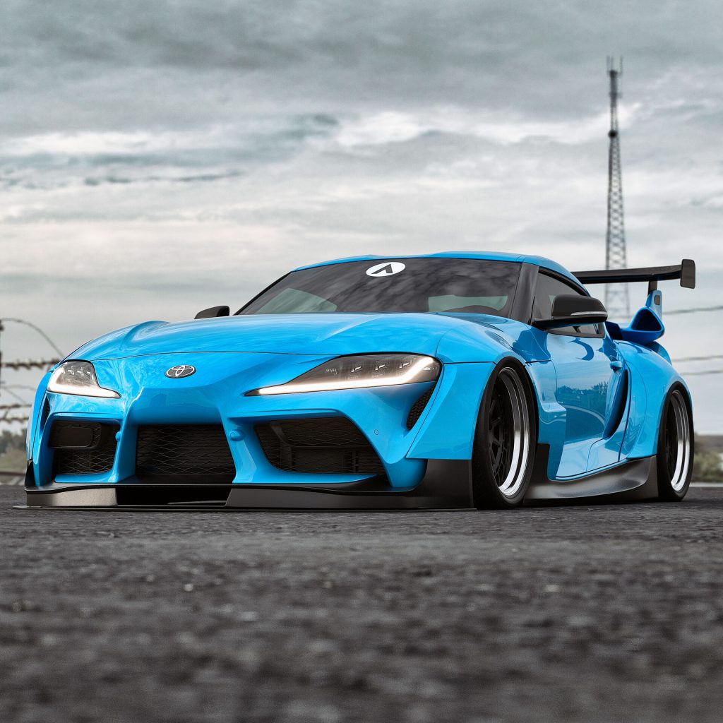 This Is What The New Toyota Supra Looks Like With A Widebody Kit ...