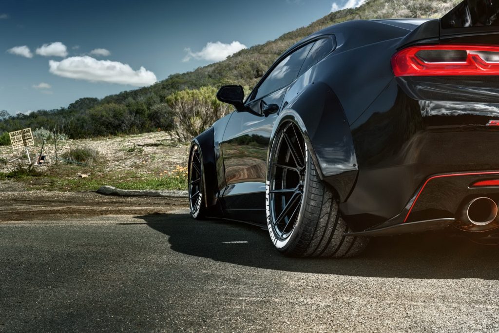 Wide-Body Chevy Camaro SS On Custom Wheels Is Such A Drama Queen ...