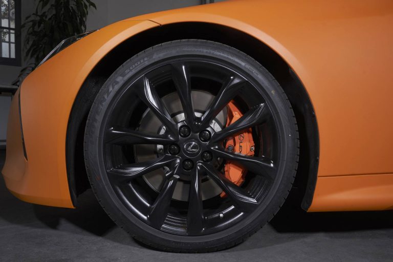 Lexus LC 500h Matte Prototype’s “Space Orange” Paint Has Us Sold ...