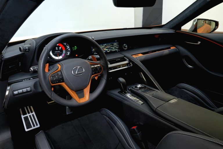 Lexus LC 500h Matte Prototype’s “Space Orange” Paint Has Us Sold ...