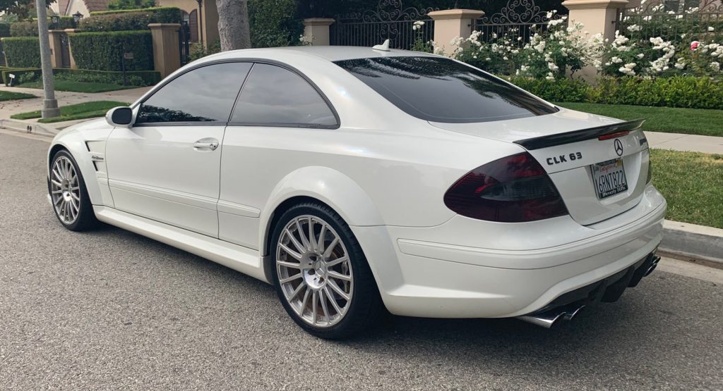 Mercedes-Benz CLK 63 AMG Black Series Looks Mean Even In White | Carscoops