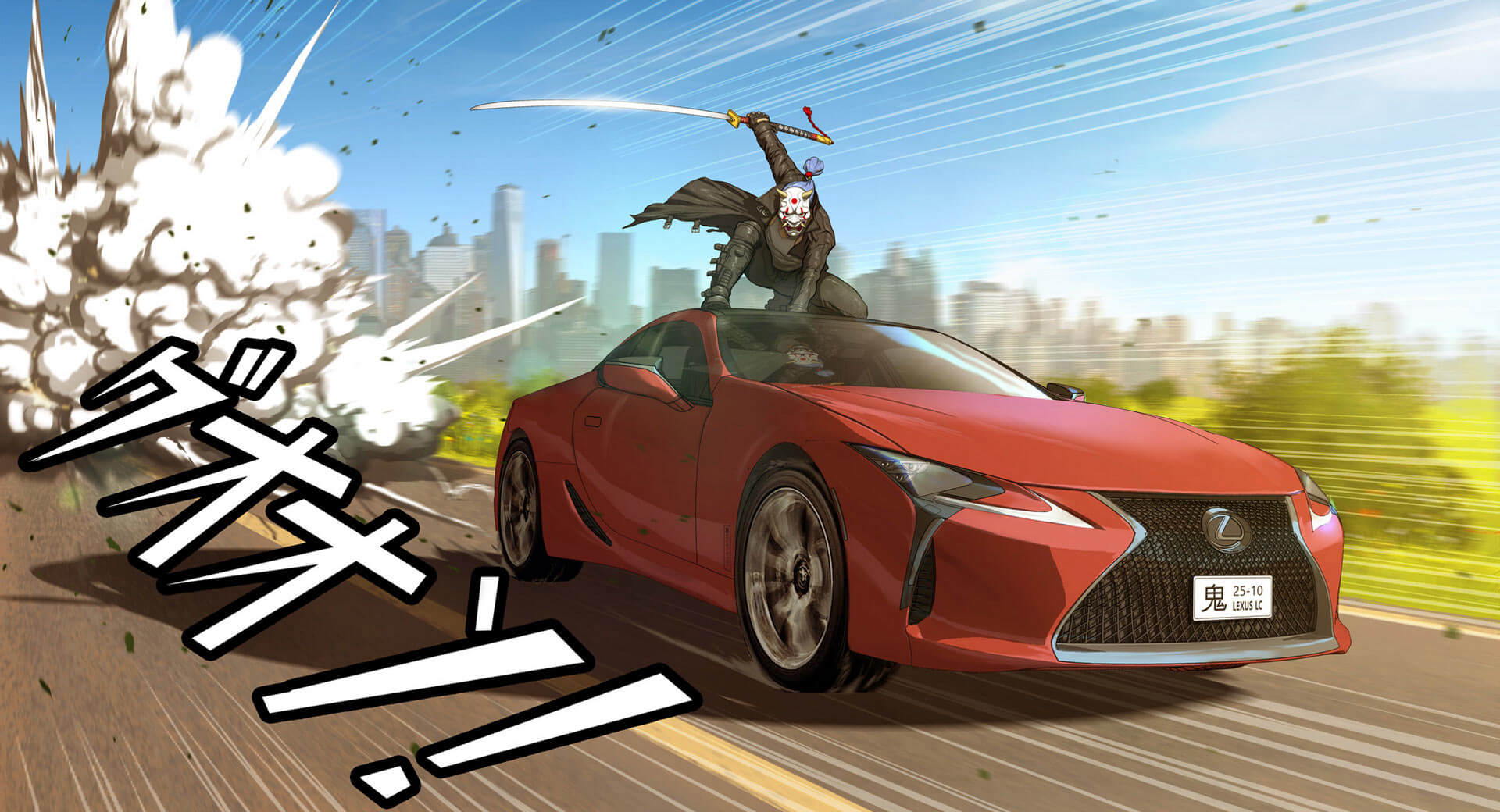 Lexus Commissions Original Manga Artworks For ES, UX And LC | Carscoops