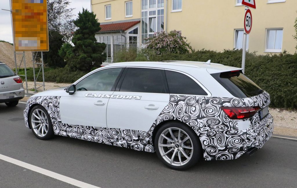 Facelifted 2020 Audi RS4 Avant Spied From A Close Distance | Carscoops