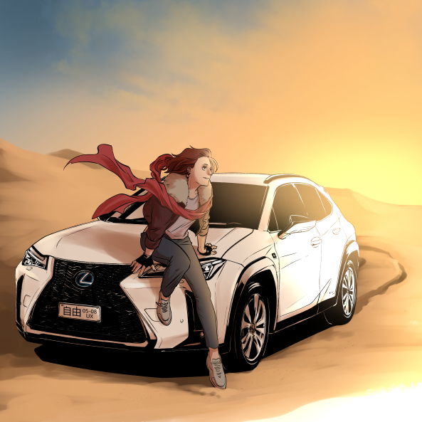 Lexus Commissions Original Manga Artworks For ES, UX And LC | Carscoops