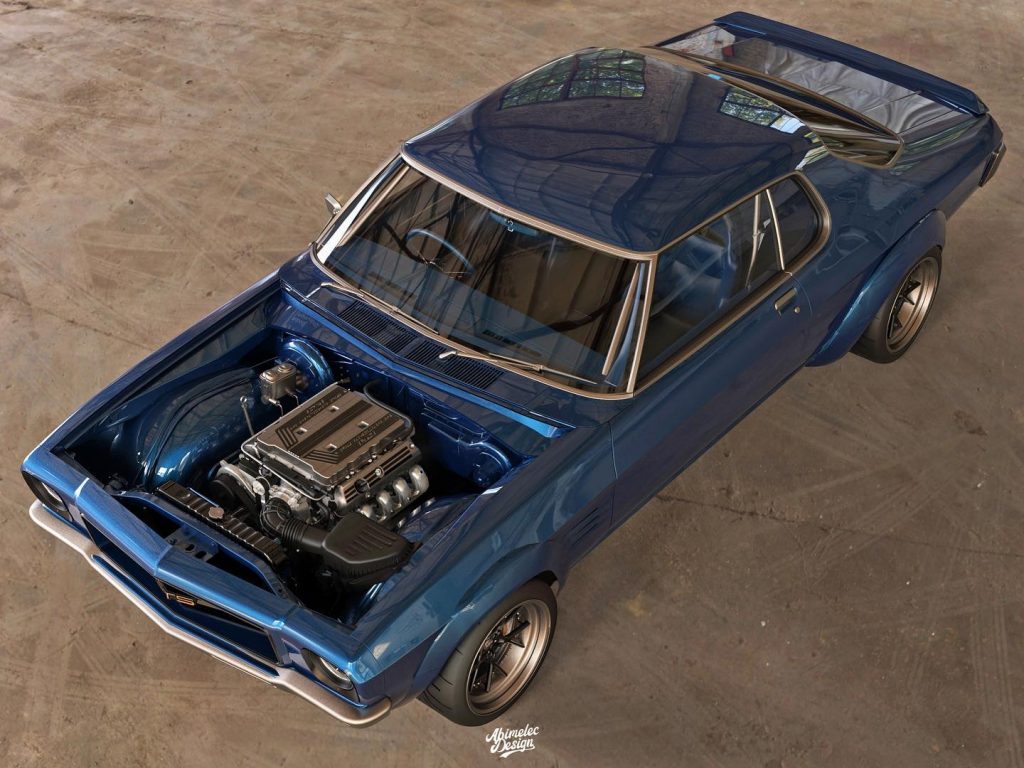 1973 Holden Monaro GTS Restomod Envisioned With Corvette Z06 Heart ...