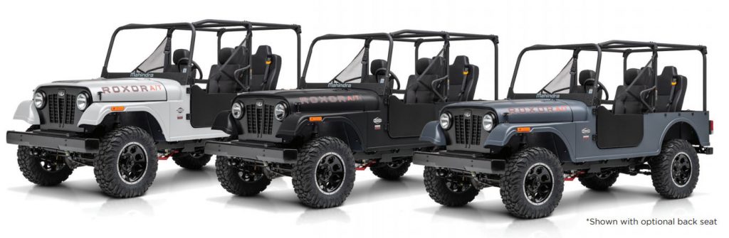 Mahindra Roxor Gains A Newly Optional Six-Speed Automatic Gearbox ...