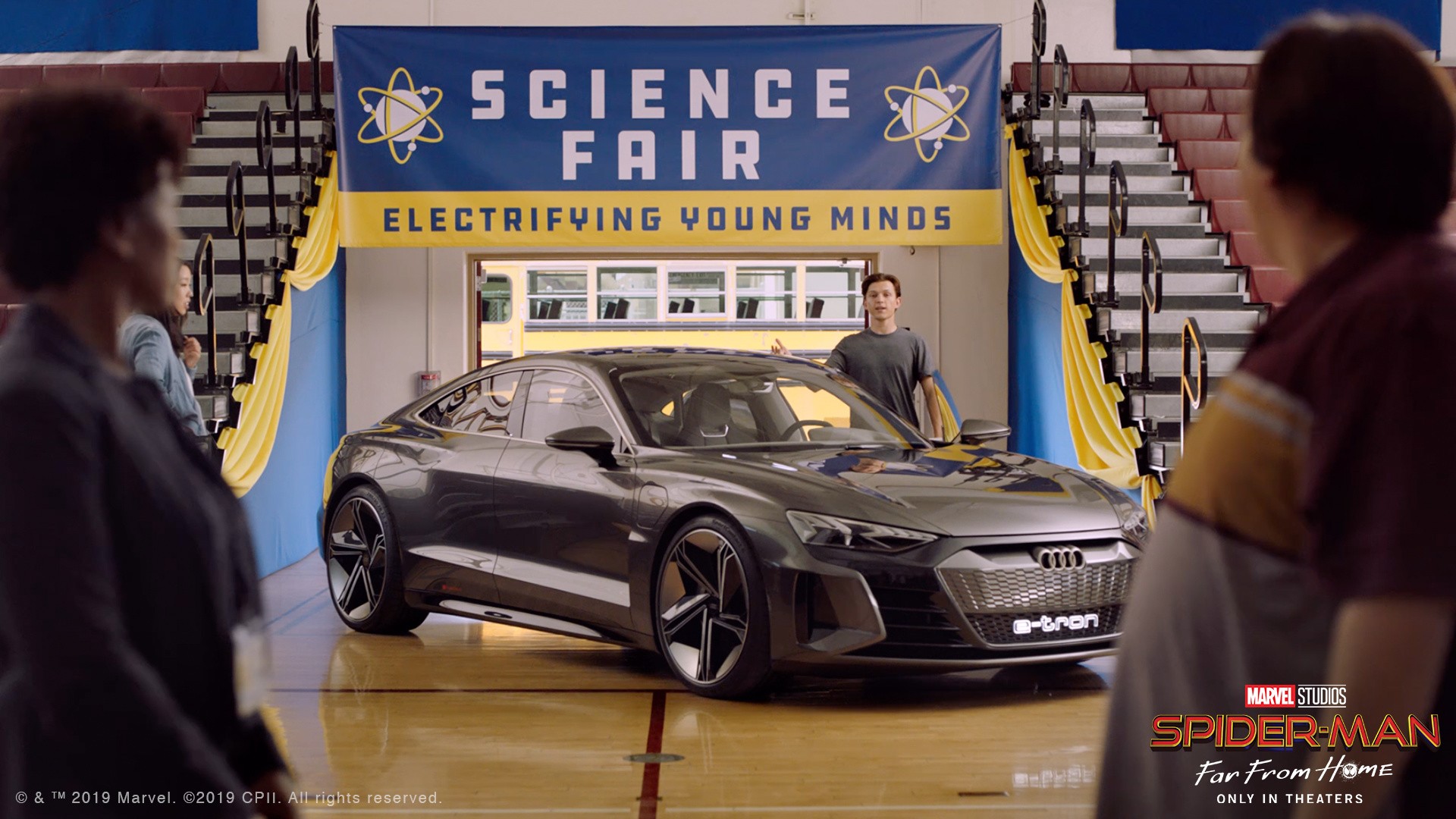 Spiderman Goes Electric, Takes A Spin In The Audi E-tron GT | Carscoops