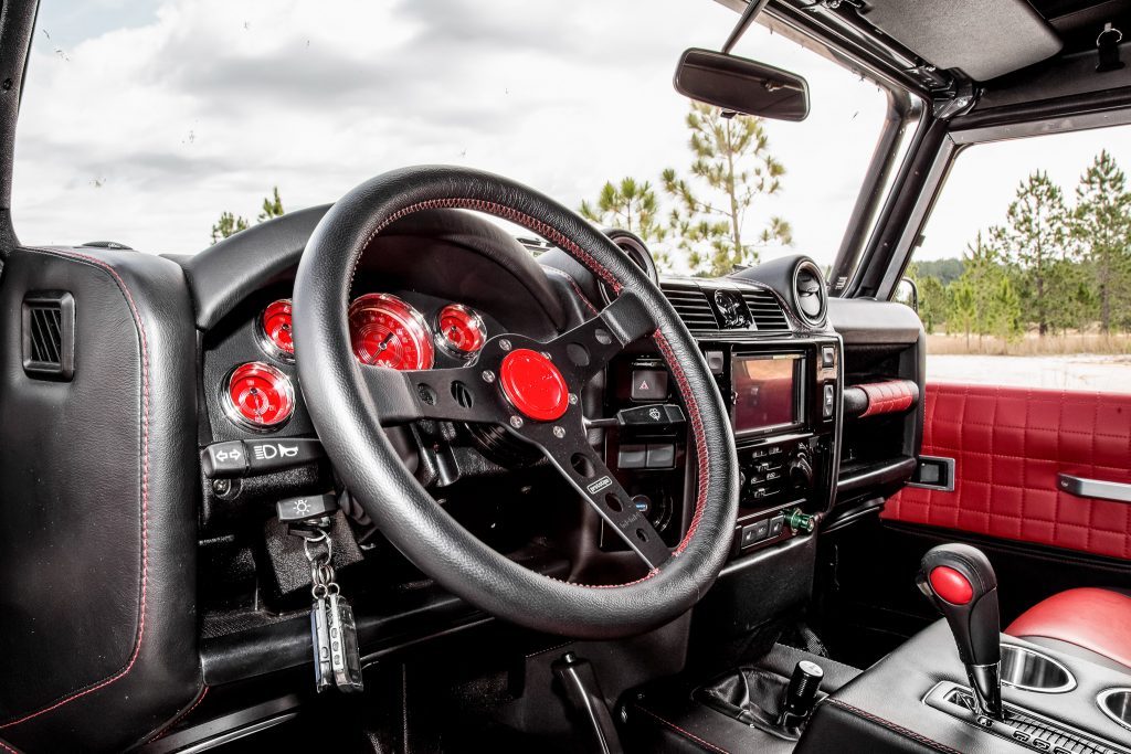 Custom Land Rover Defender Convertible Has ‘Vette V8 Power, Whole Lotta ...