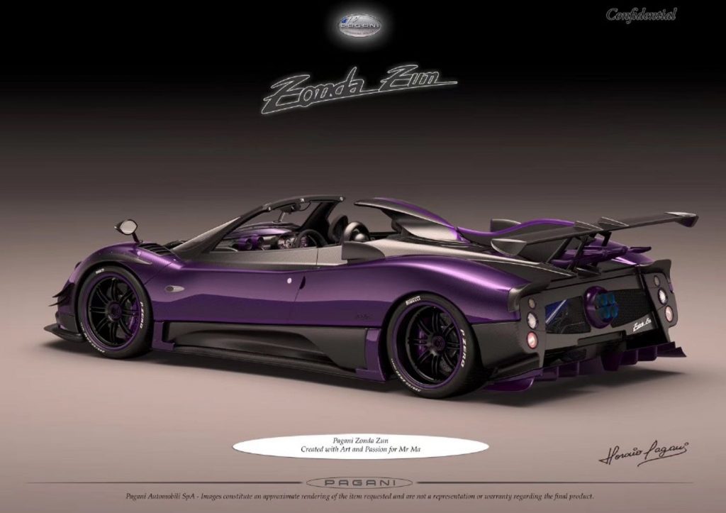 Pagani’s Latest Bespoke Zonda Is A Purple Roadster Named ‘Zun’ | Carscoops